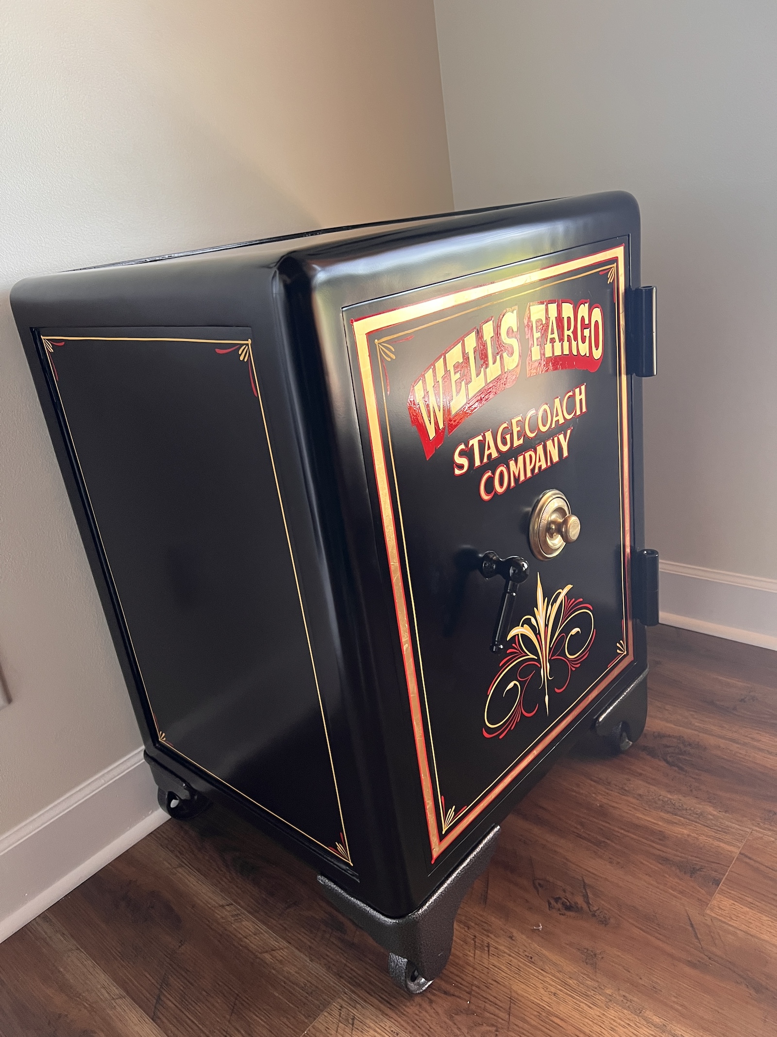 Antique Mosler Safe - Antique Barber Chairs